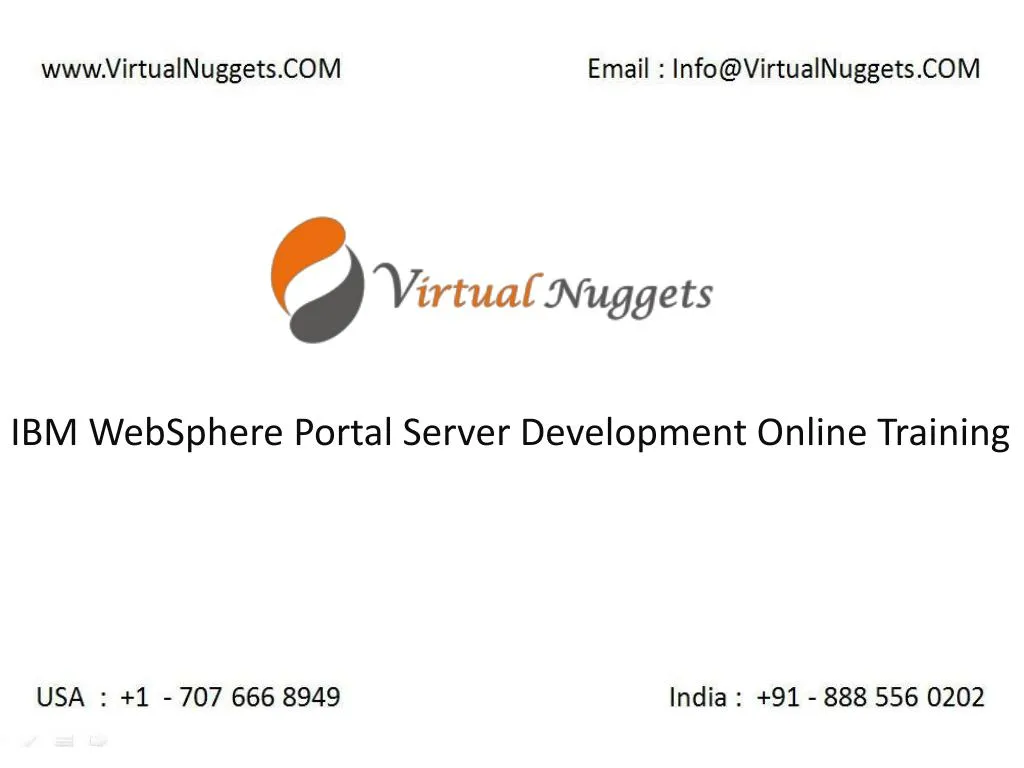 PPT - IBM WebSphere Portal Server Development Online Training at ...