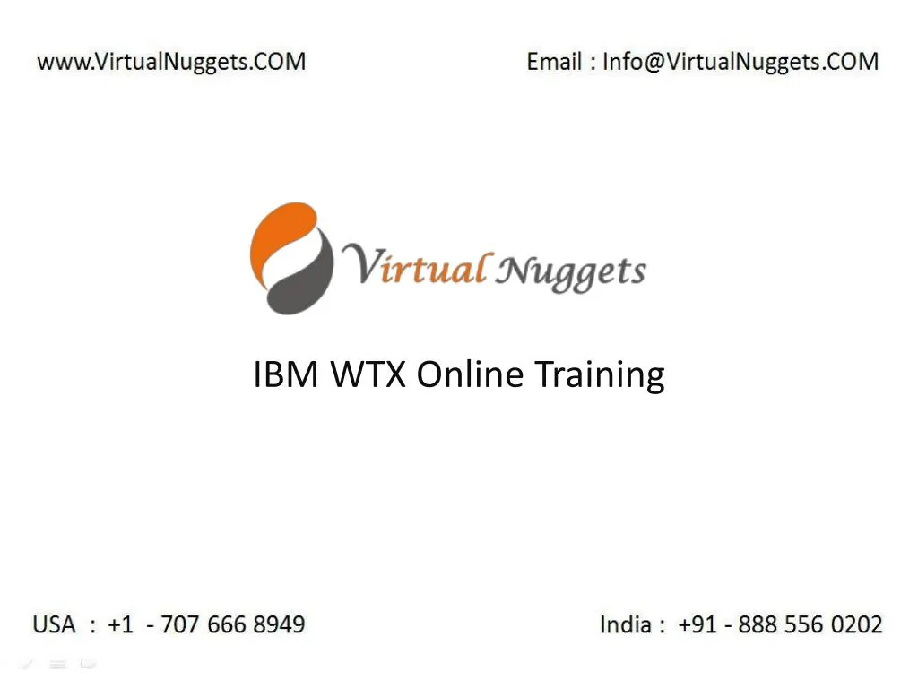 PPT - IBM WebSphere Transformer Extender | WTX Online Training by ...