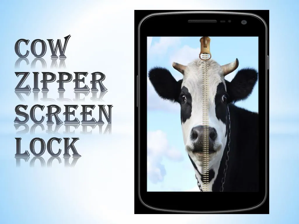 PPT - Cow Zipper Screen Lock PowerPoint Presentation, free download ...
