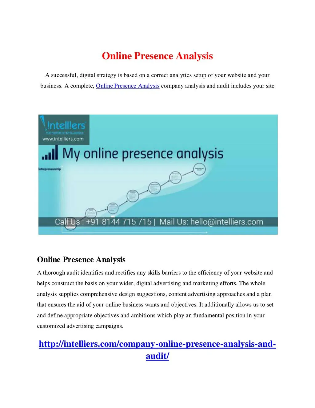 PPT - Online Presence Analysis PowerPoint Presentation, free download ...