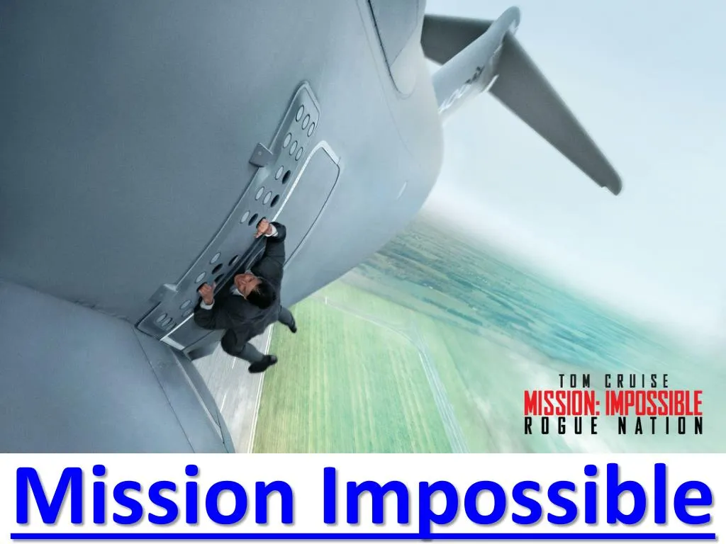 PPT - mission impossible rogue nation BlueRay PowerPoint Presentation ...