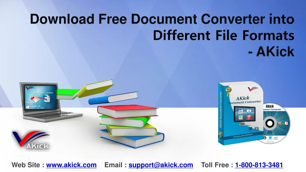 PPT - Download Free Document Converter into Different File Formats - AKick PowerPoint ...