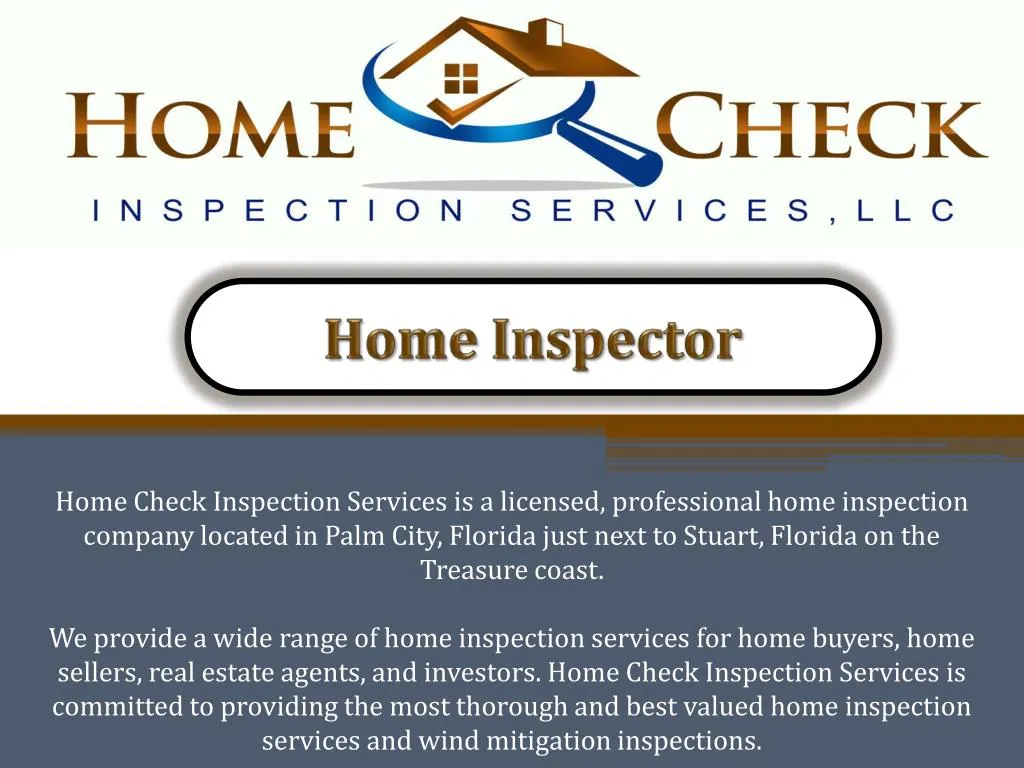 PPT - Home Inspector PowerPoint Presentation, free download - ID:7207562