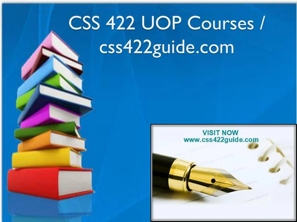 PPT - CSS 422 UOP Courses / css422guide.com PowerPoint Presentation ...