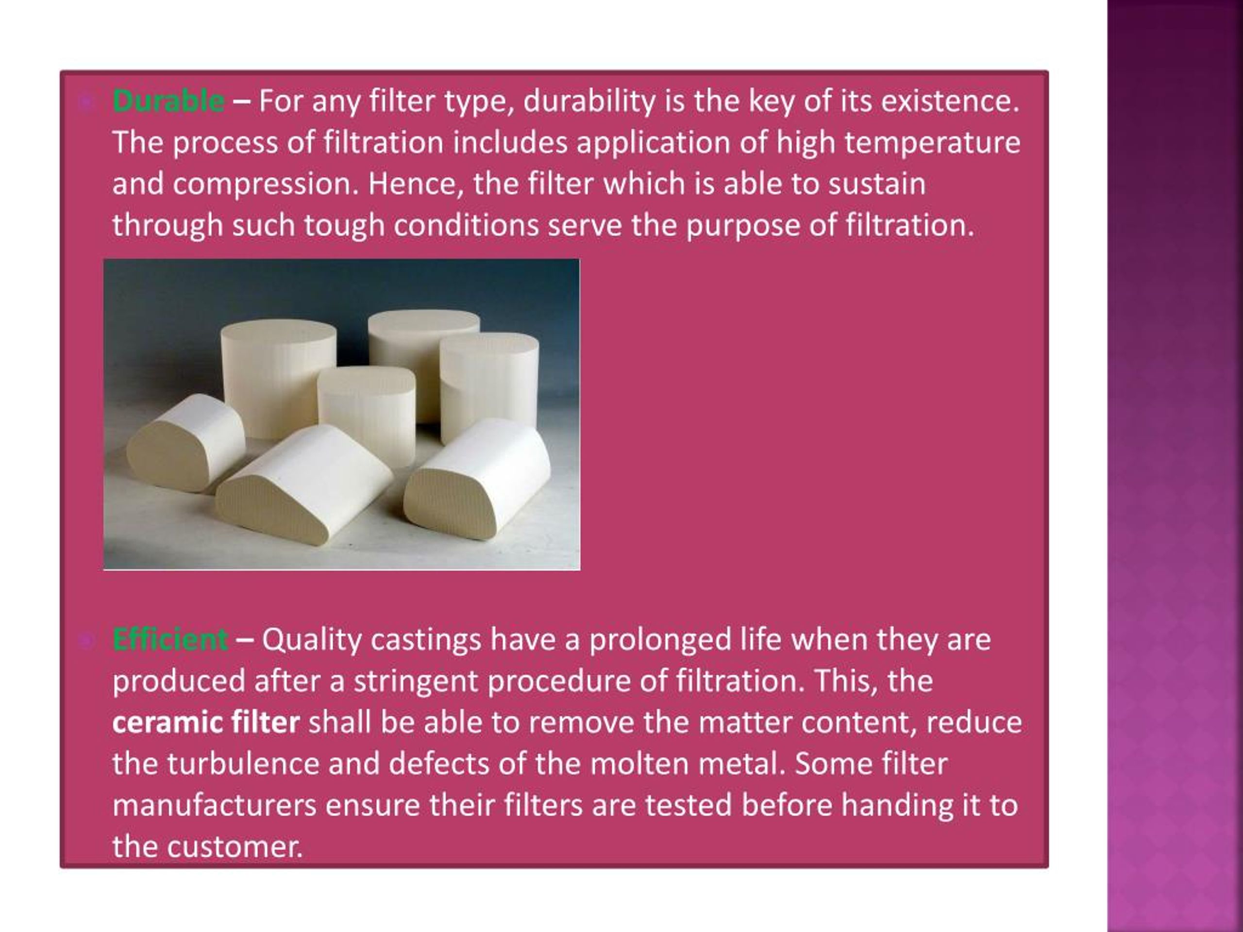 PPT - Explore the Significant Advantages of Extruded Ceramic Filter ...