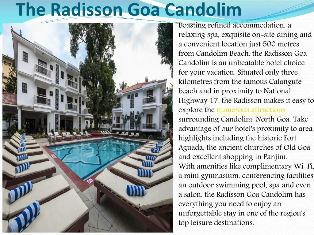 PPT - The Radisson Goa Candolim PowerPoint Presentation, free download ...