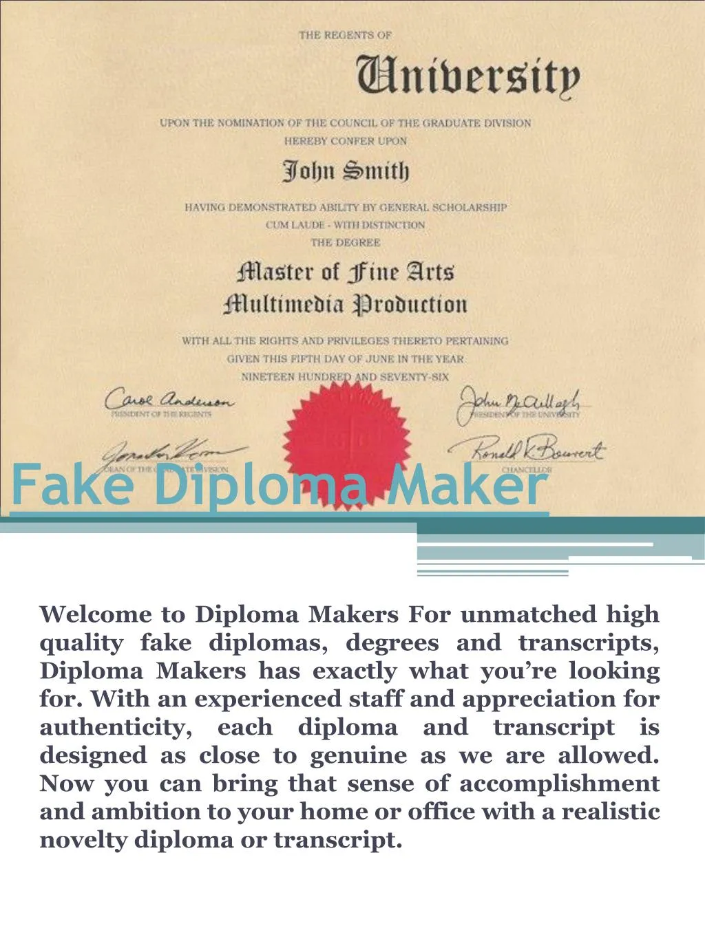 PPT - Fake Diploma PowerPoint Presentation, free download - ID:7214035