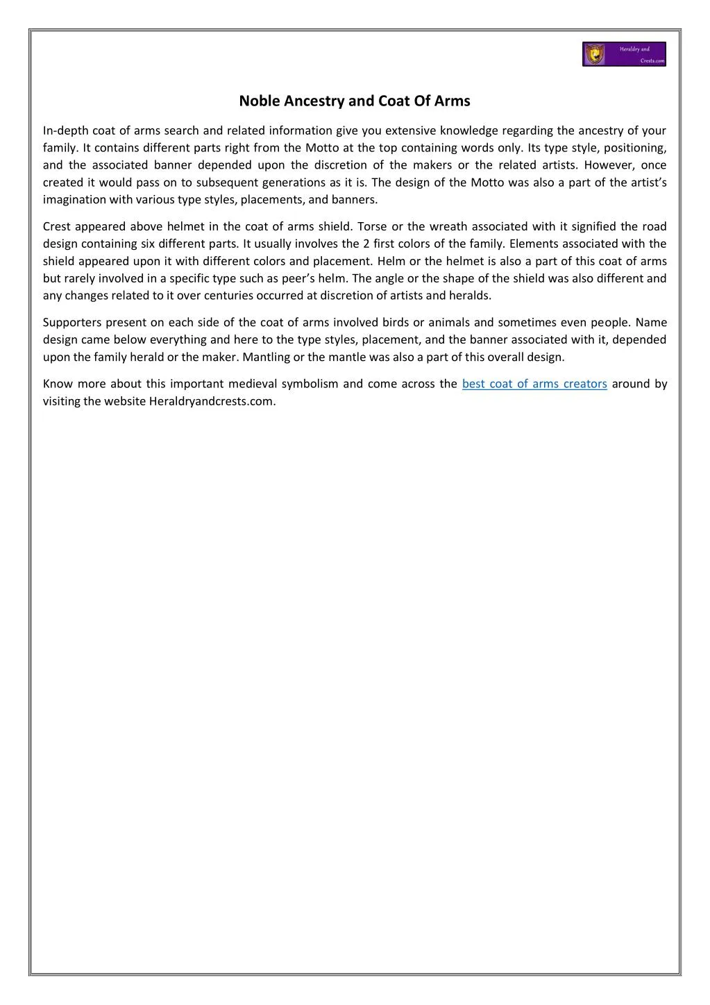 PPT - Noble Ancestry and Coat Of Arms PowerPoint Presentation, free ...