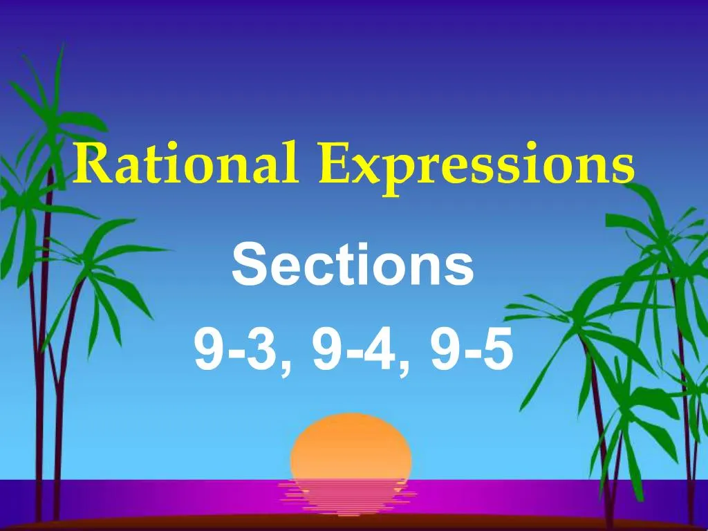 PPT - Rational Expressions PowerPoint Presentation, free download - ID ...