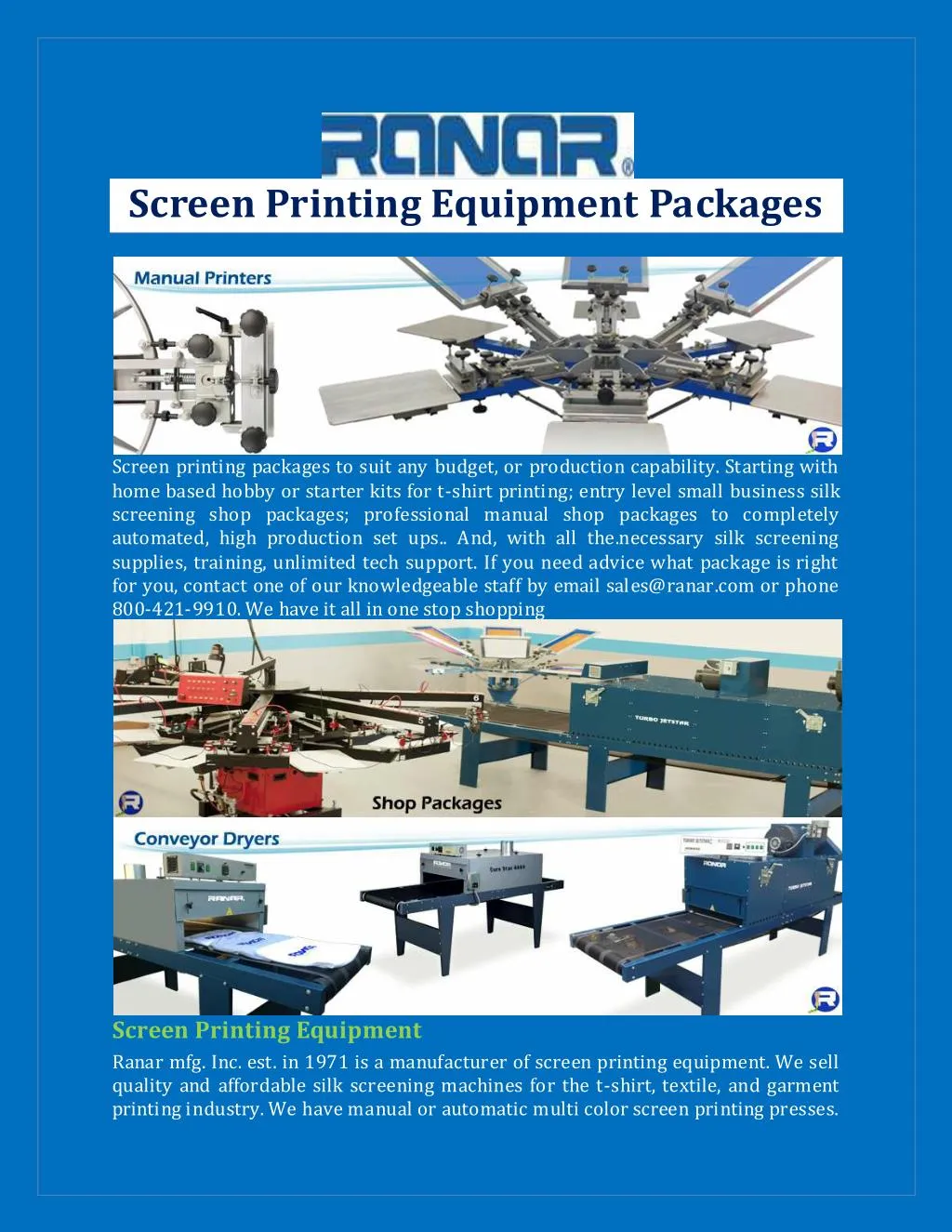 PPT - Screen Printing Equipment Packages PowerPoint Presentation, free ...