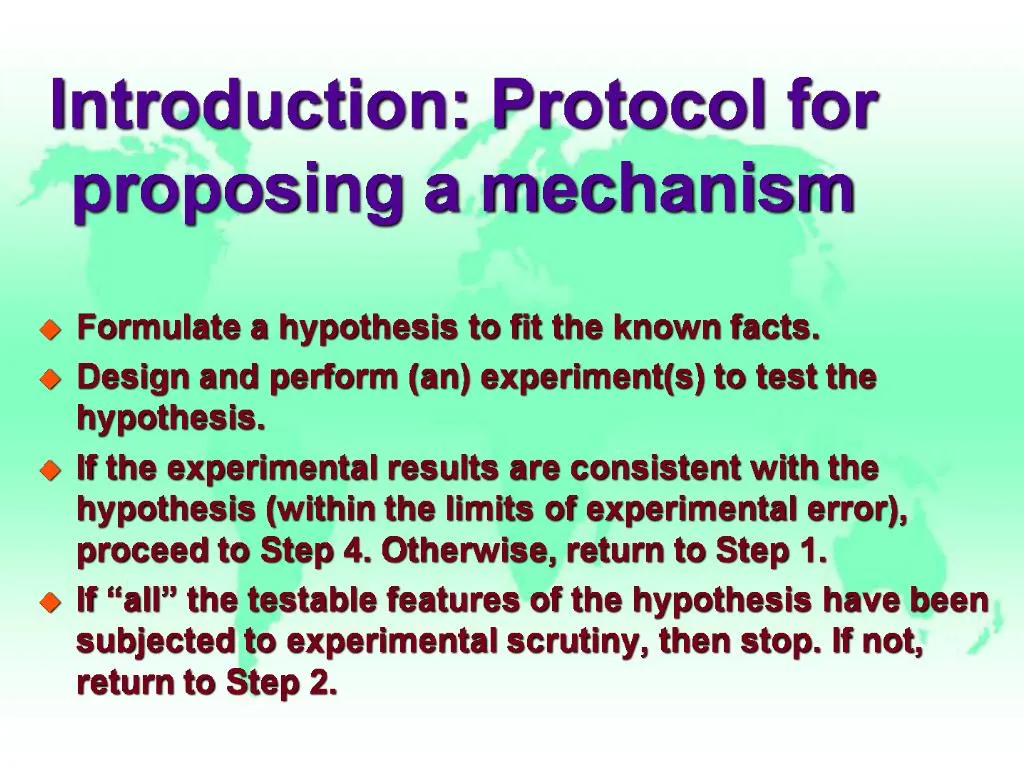 PPT - Introduction: Protocol for proposing a mechanism PowerPoint ...