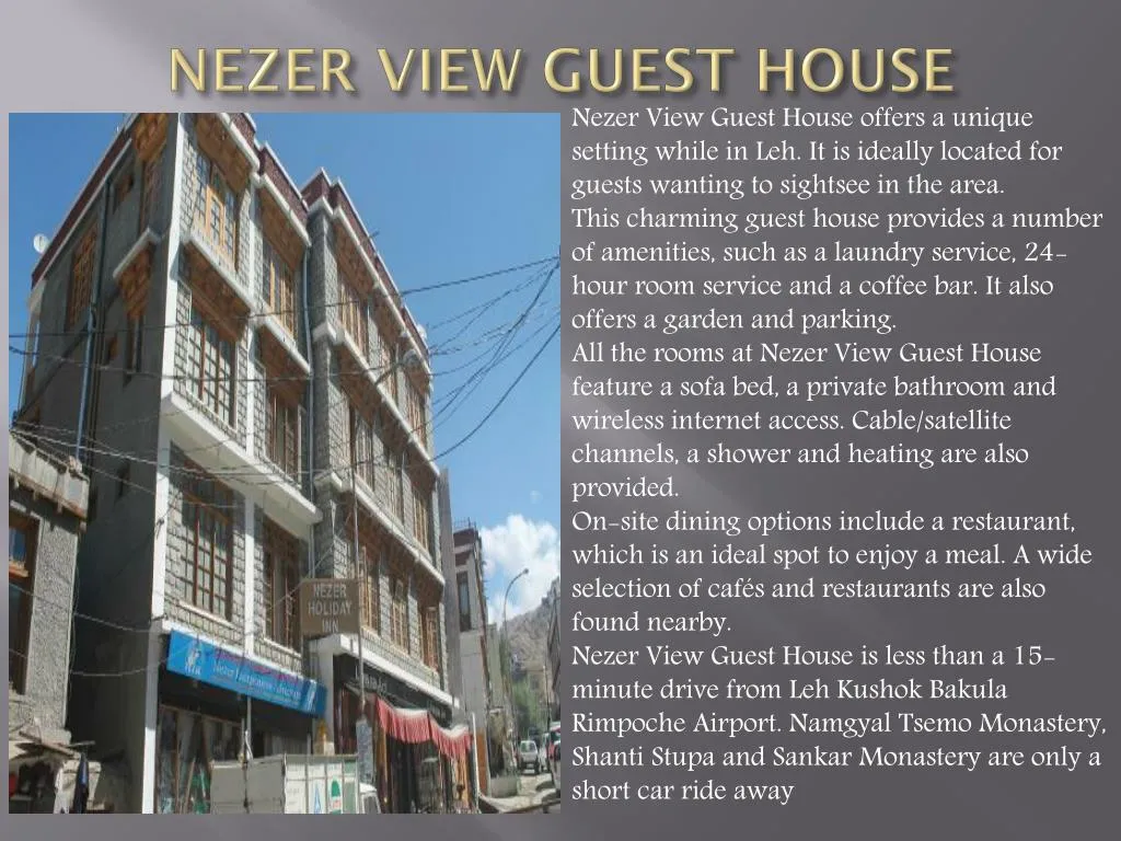 PPT - Nezer View Guest House PowerPoint Presentation, free download ...