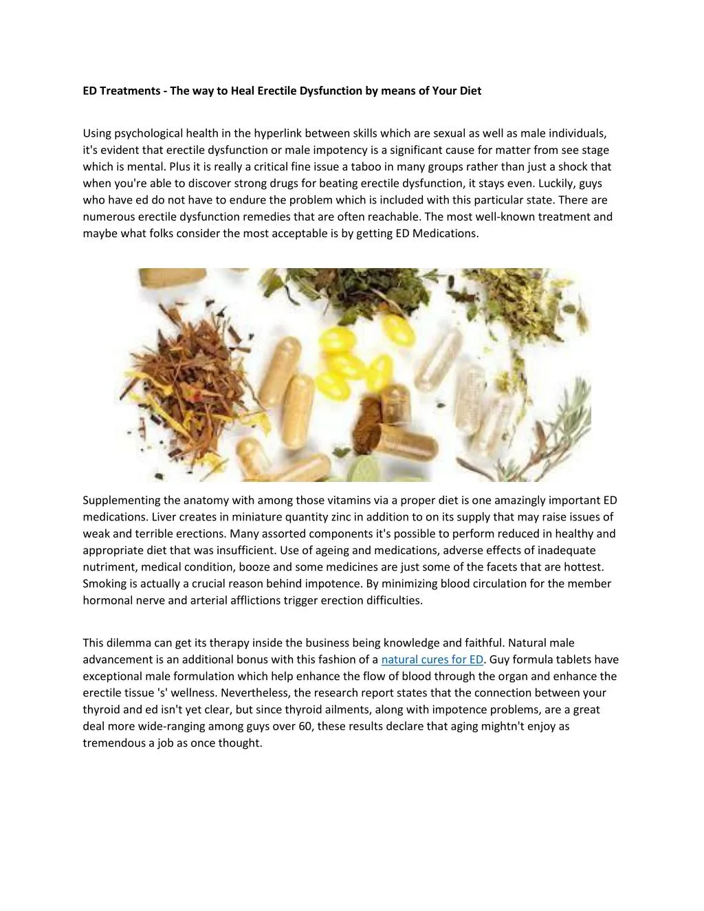 PPT - Natural cures for ED PowerPoint Presentation, free download - ID ...