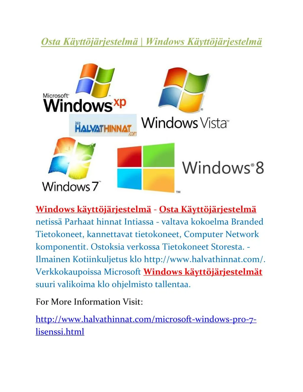 PPT - Osta Käyttöjärjestelmä | Windows Käyttöjärjestelmä PowerPoint ...
