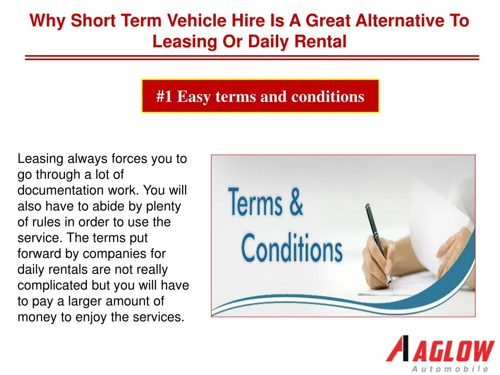 PPT - Why short term vehicle hire is a great alternative to leasing or ...