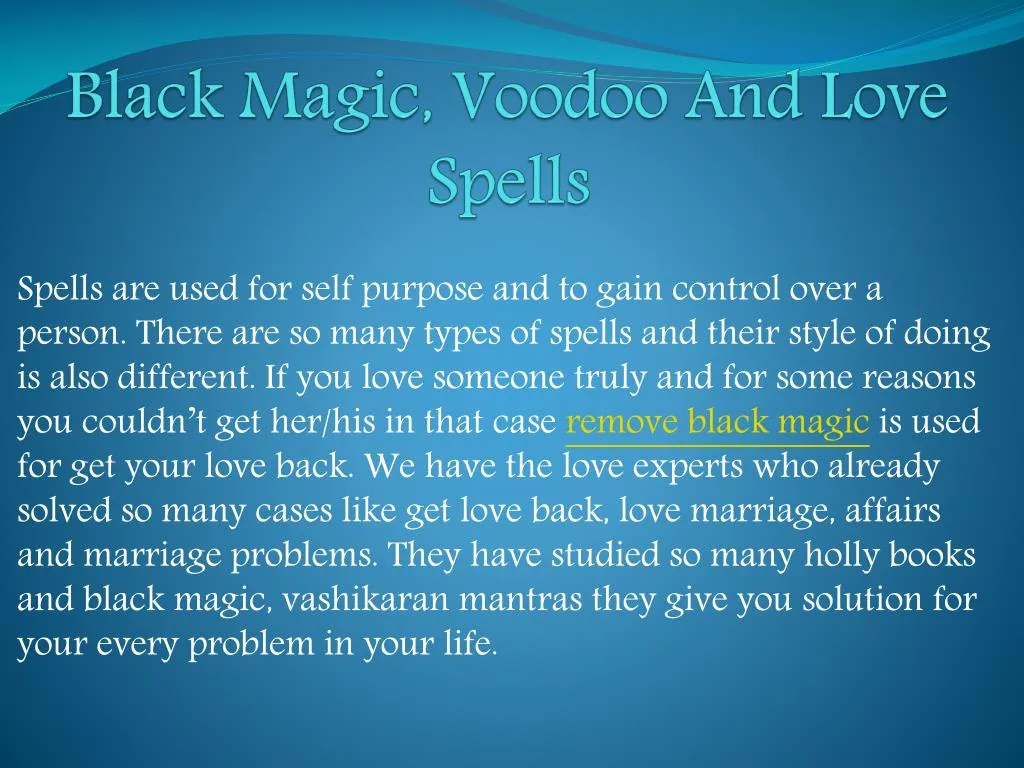 PPT - voodoo spells PowerPoint Presentation, free download - ID:7224233