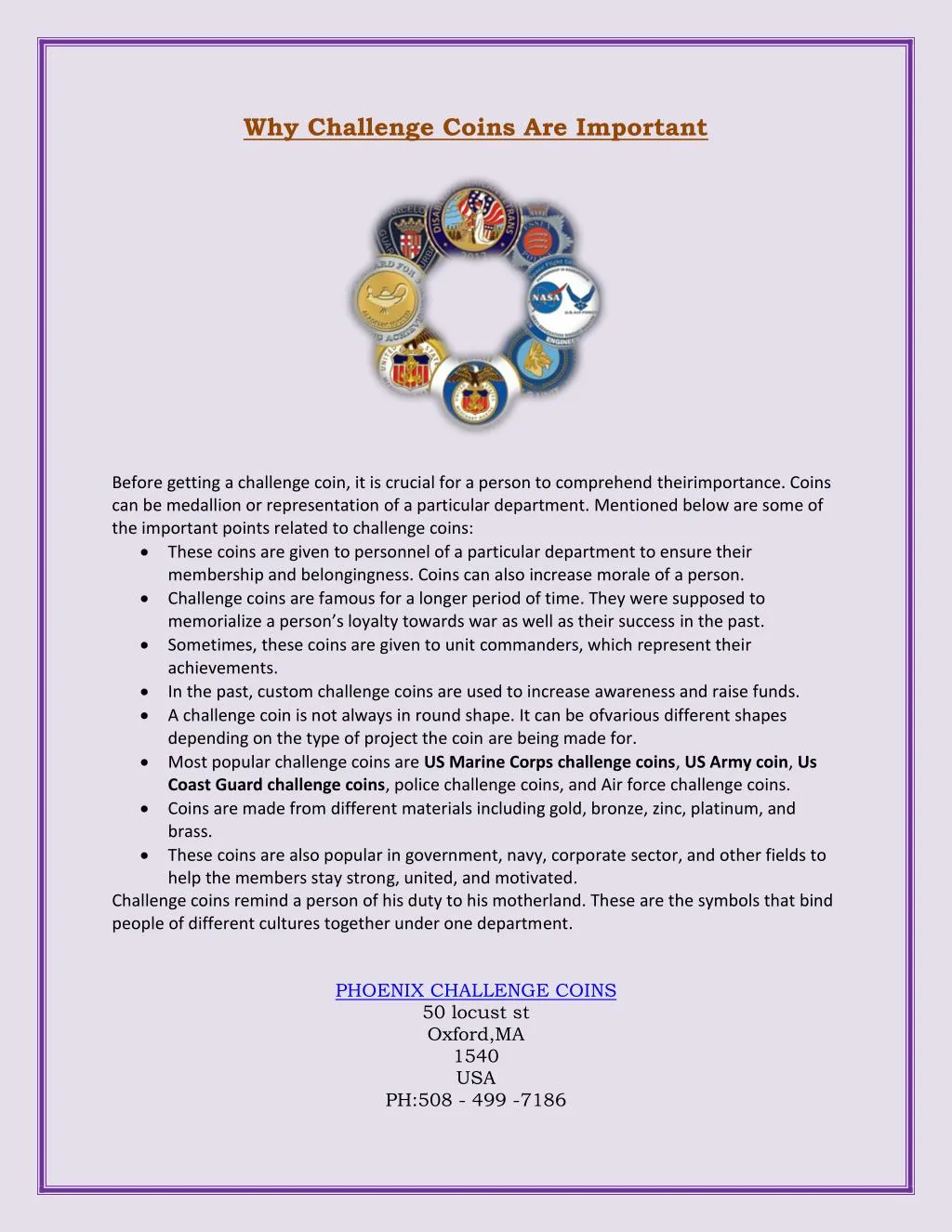 PPT - Why Challenge Coins Are Important PowerPoint Presentation, free ...