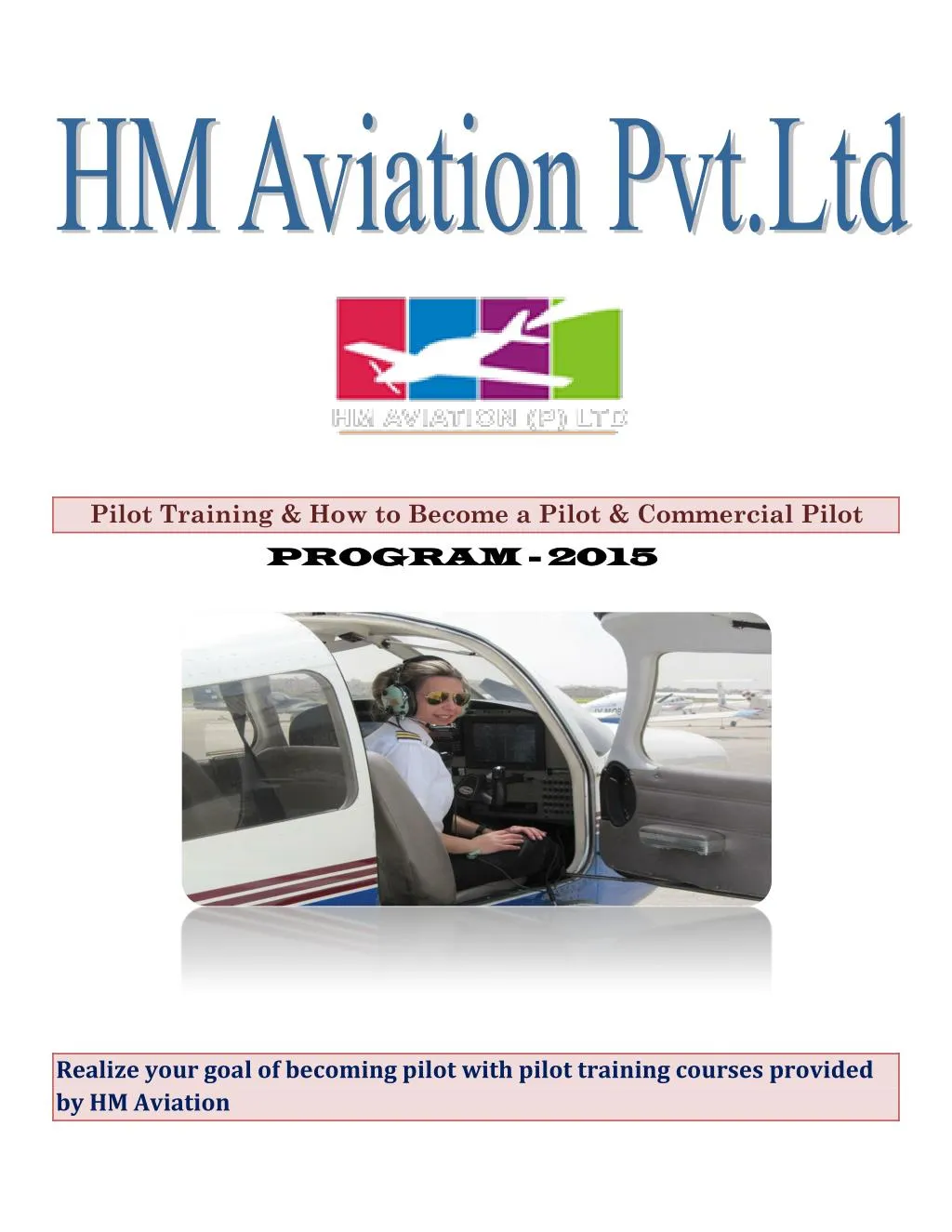 PPT - Realise your goal of becoming pilot with pilot training courses ...