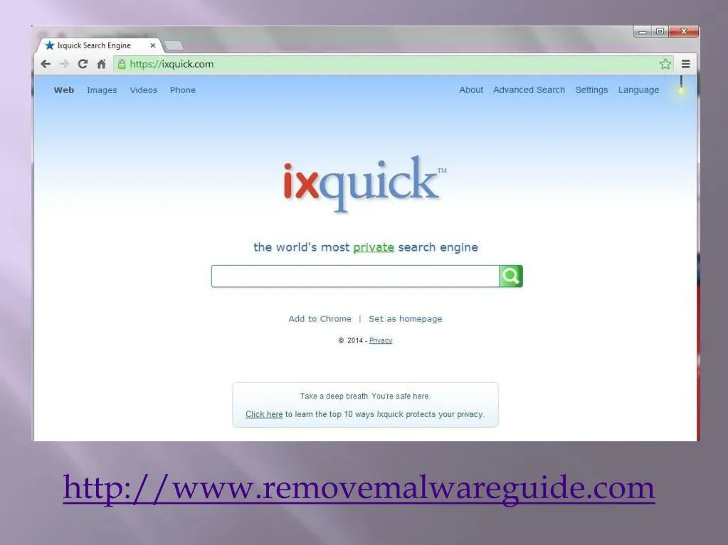 PPT - Remove Ixquick.com: Safely eliminate Ixquick.com PowerPoint ...
