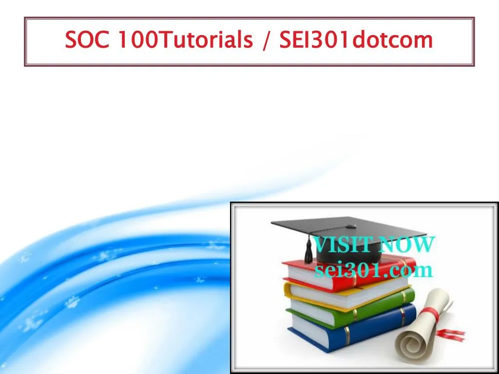 PPT - SOC 100 professional tutor / SOC 100dotcom PowerPoint ...