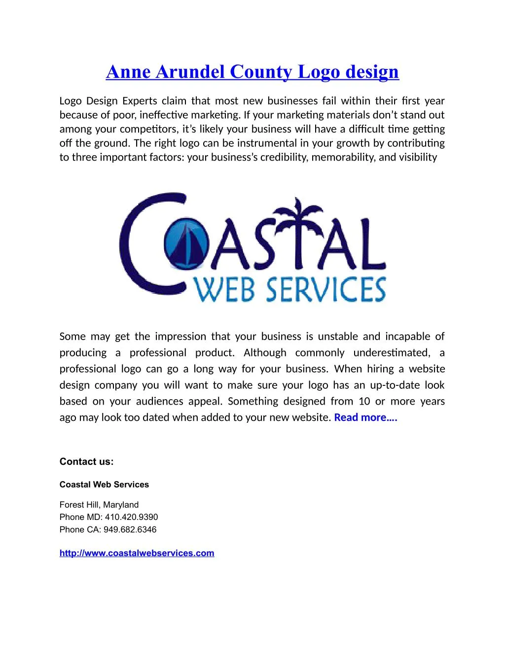 PPT - Anne Arundel County Logo design PowerPoint Presentation, free ...