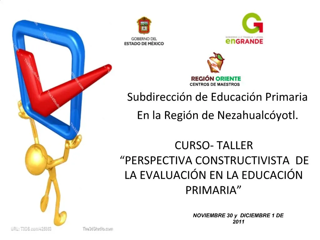 PPT - CURSO- TALLER PERSPECTIVA CONSTRUCTIVISTA DE LA EVALUACI N EN LA ...