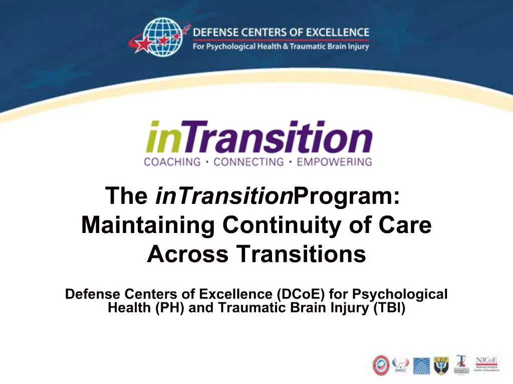 PPT - The inTransition Program: Maintaining Continuity of Care Across ...