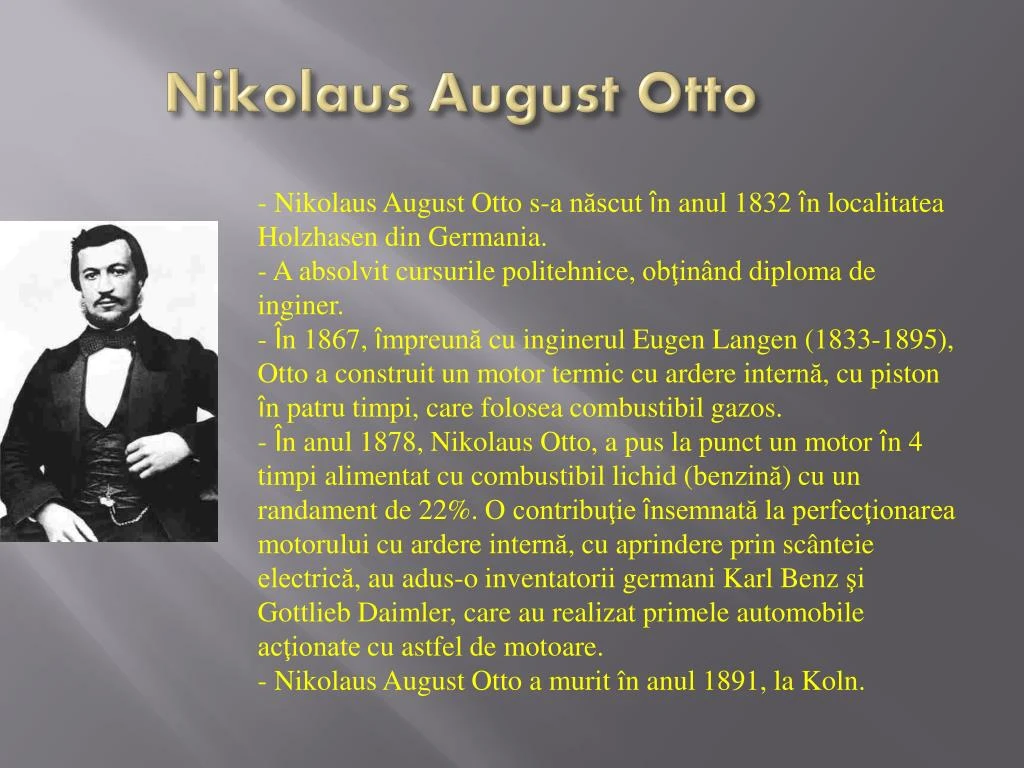 PPT - motorul,otto PowerPoint Presentation - ID:7235401