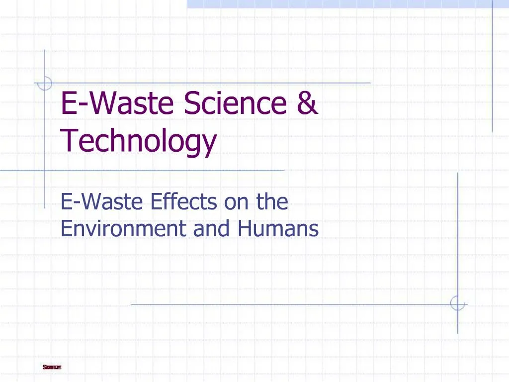 PPT - E-Waste Science Technology PowerPoint Presentation, free download ...