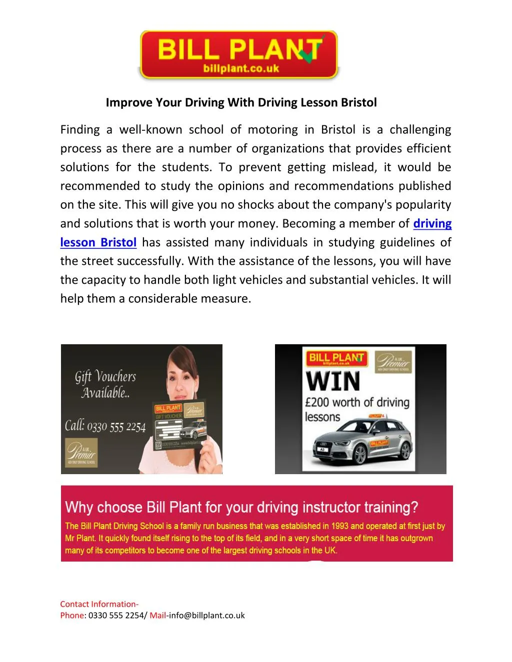 PPT - Improve Your Driving With Driving Lesson Bristol PowerPoint ...