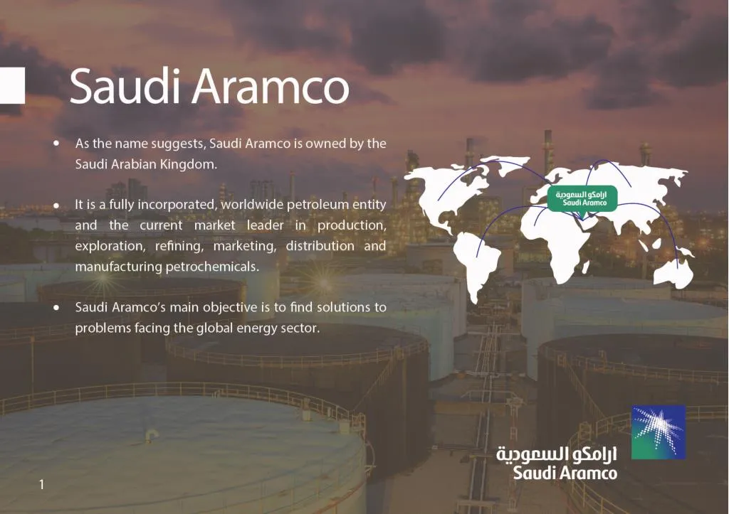 PPT - Saudi Aramco custom presentation PowerPoint Presentation, free ...