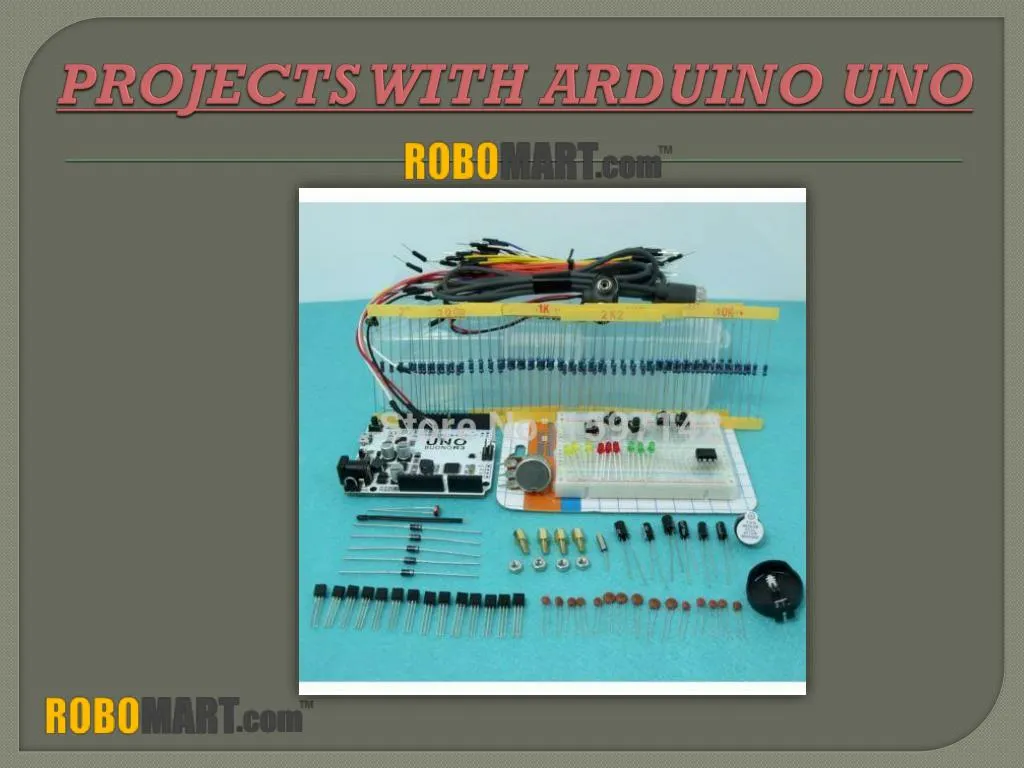PPT - Projects with Arduino Uno-Robomart PowerPoint Presentation, free ...