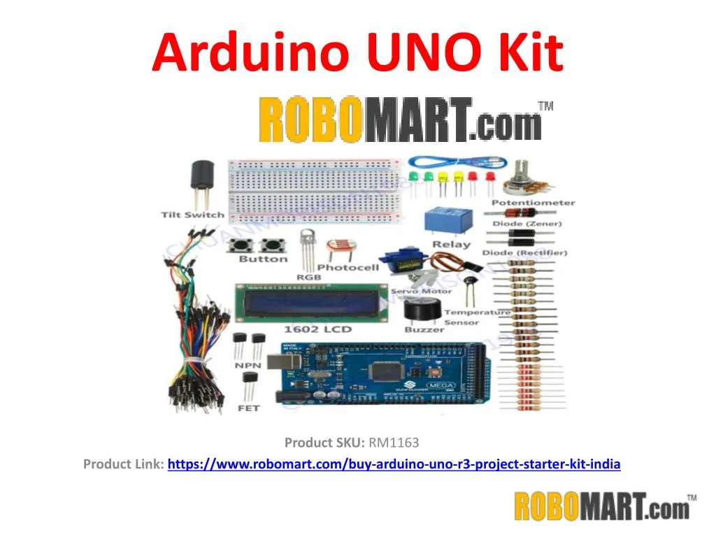 PPT - Arduino UNO Kit Price by Robomart PowerPoint Presentation, free ...