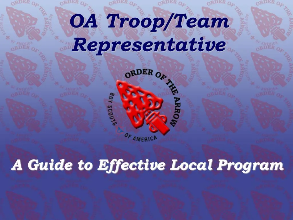 PPT - OA Troop PowerPoint Presentation, free download - ID:724341