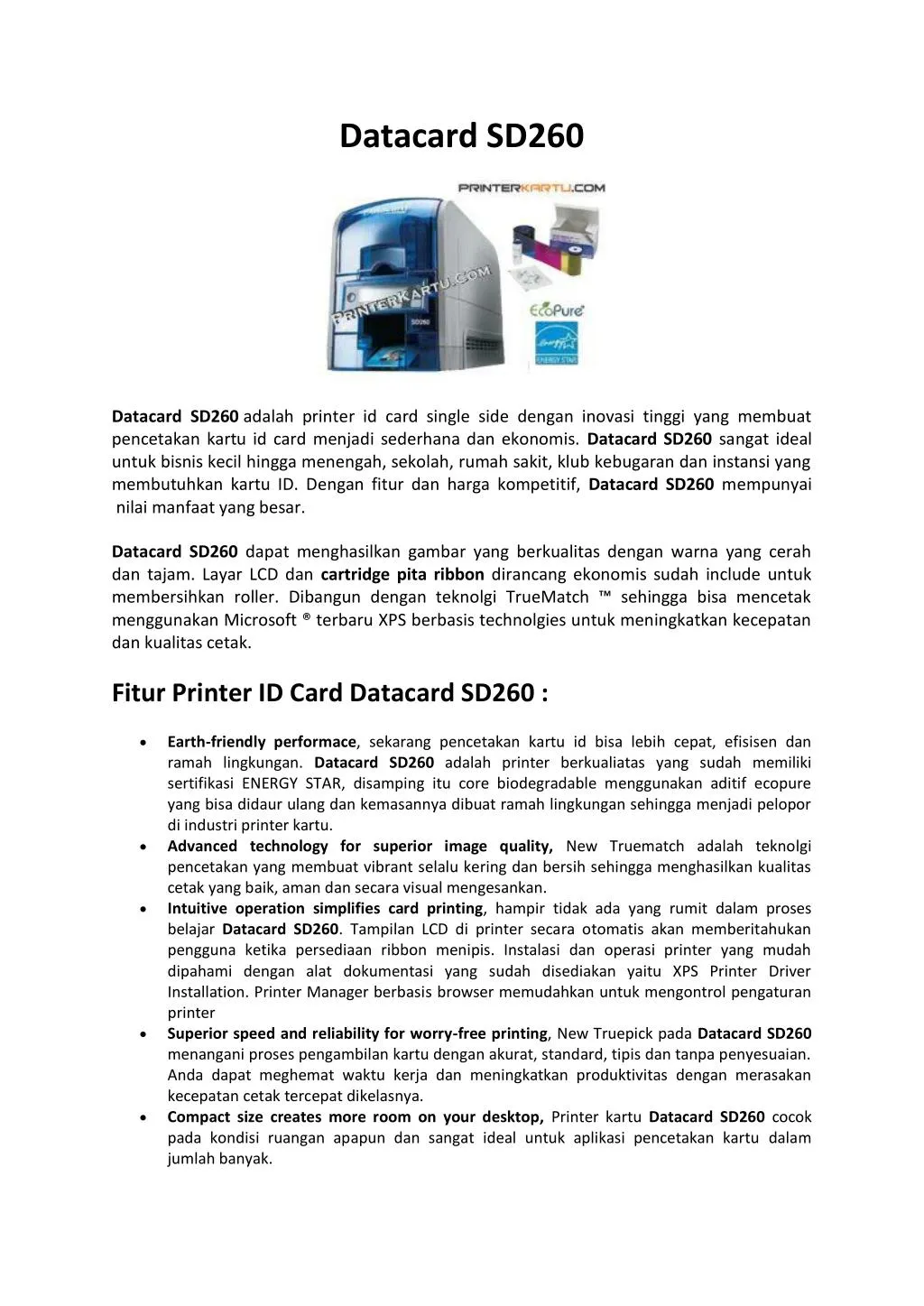 PPT - Datacard SD260 PowerPoint Presentation, free download - ID:7244361
