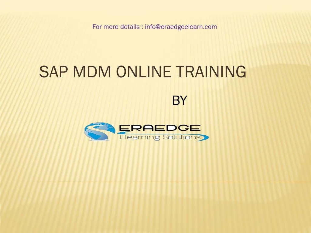 PPT - SAP MDM overview PowerPoint Presentation, free download - ID:7245300
