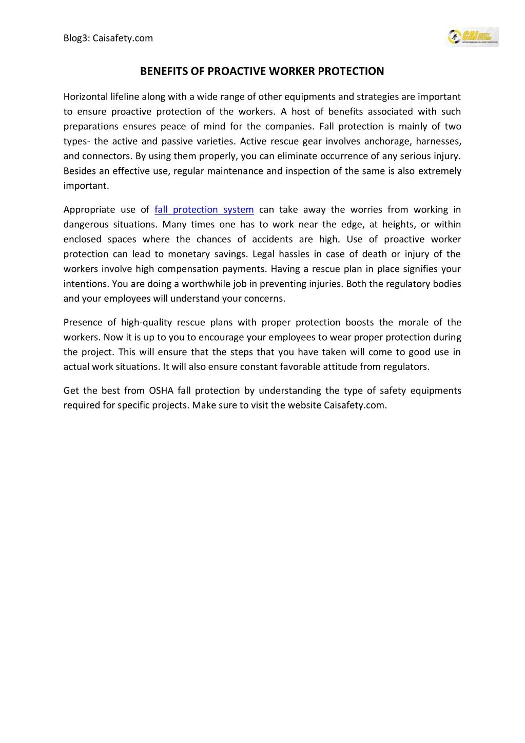 PPT - Benefits Of Proactive Worker Protection PowerPoint Presentation ...