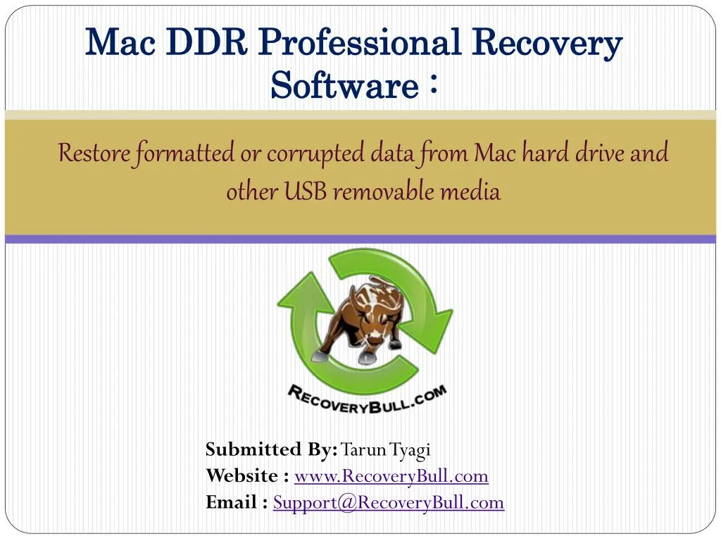 PPT - How to recover data from formatted Mac hard drive and other ...