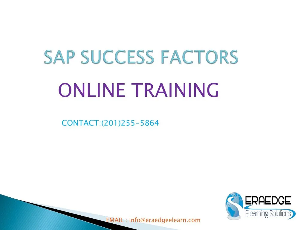 PPT - SAP SUCCESSFACTORS Online Training by Eraedgeelearn PowerPoint ...