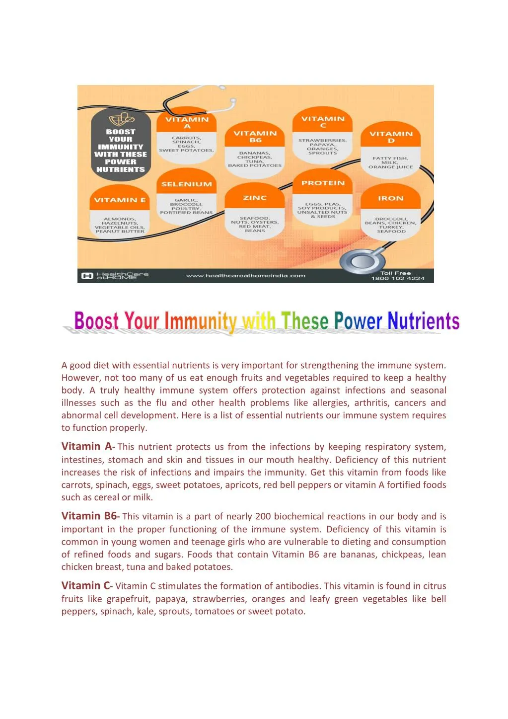 PPT - Boost Your Immunity With These Power Nutrients PowerPoint ...