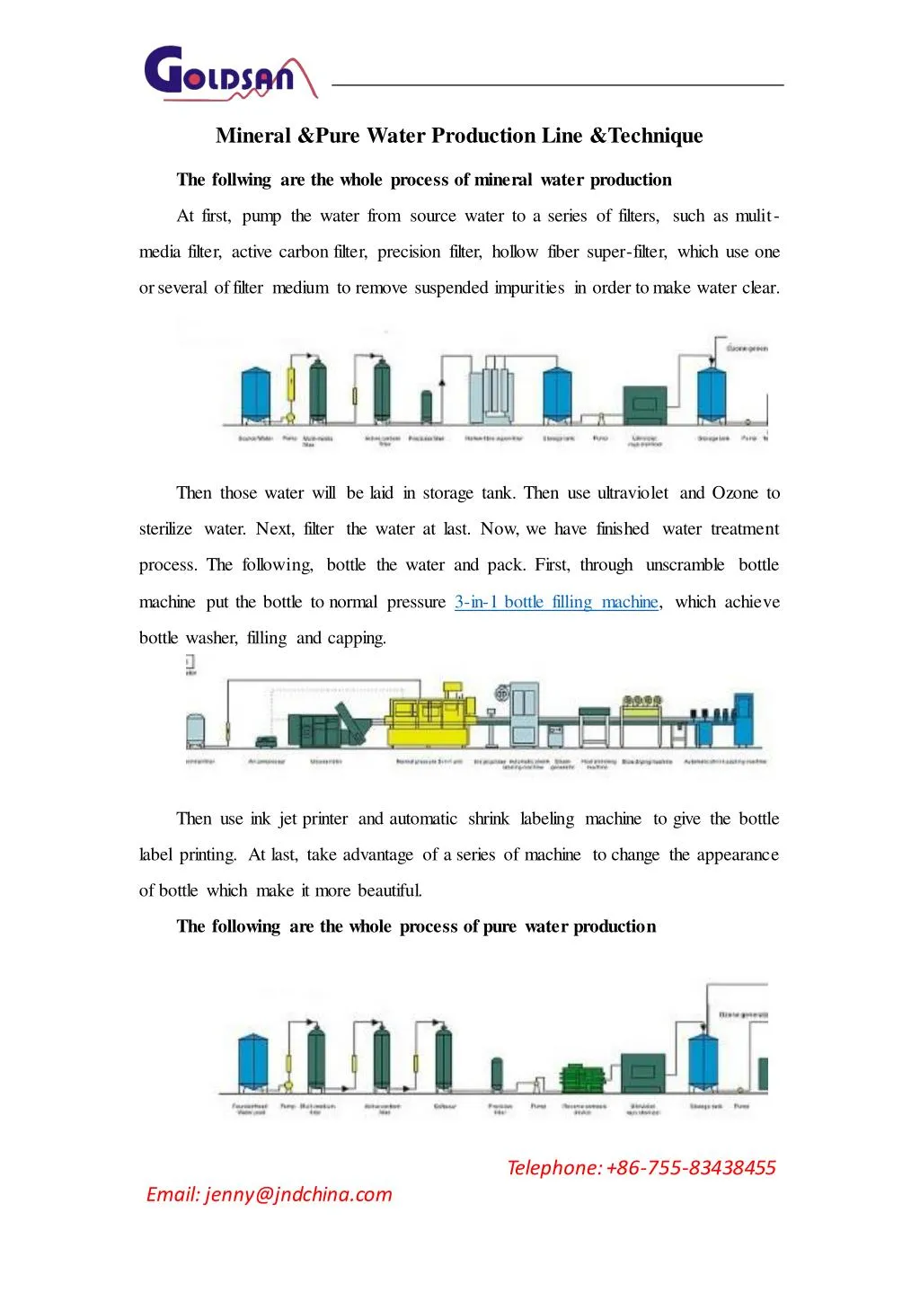 PPT - Mineral &Pure Water Production Line &Technique PowerPoint ...