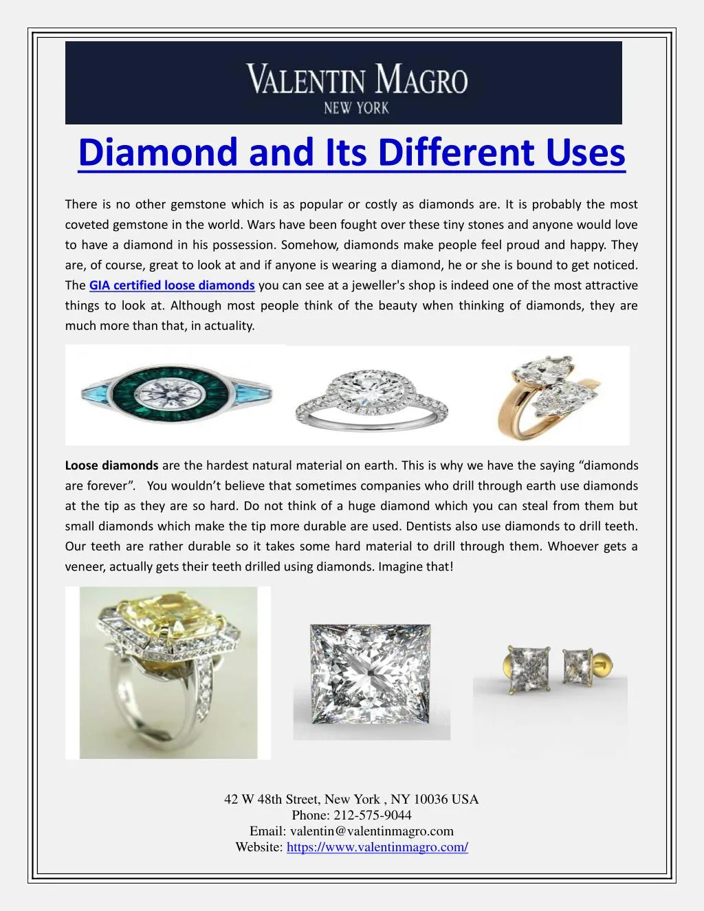 PPT - Diamond and Its Different Uses PowerPoint Presentation, free ...