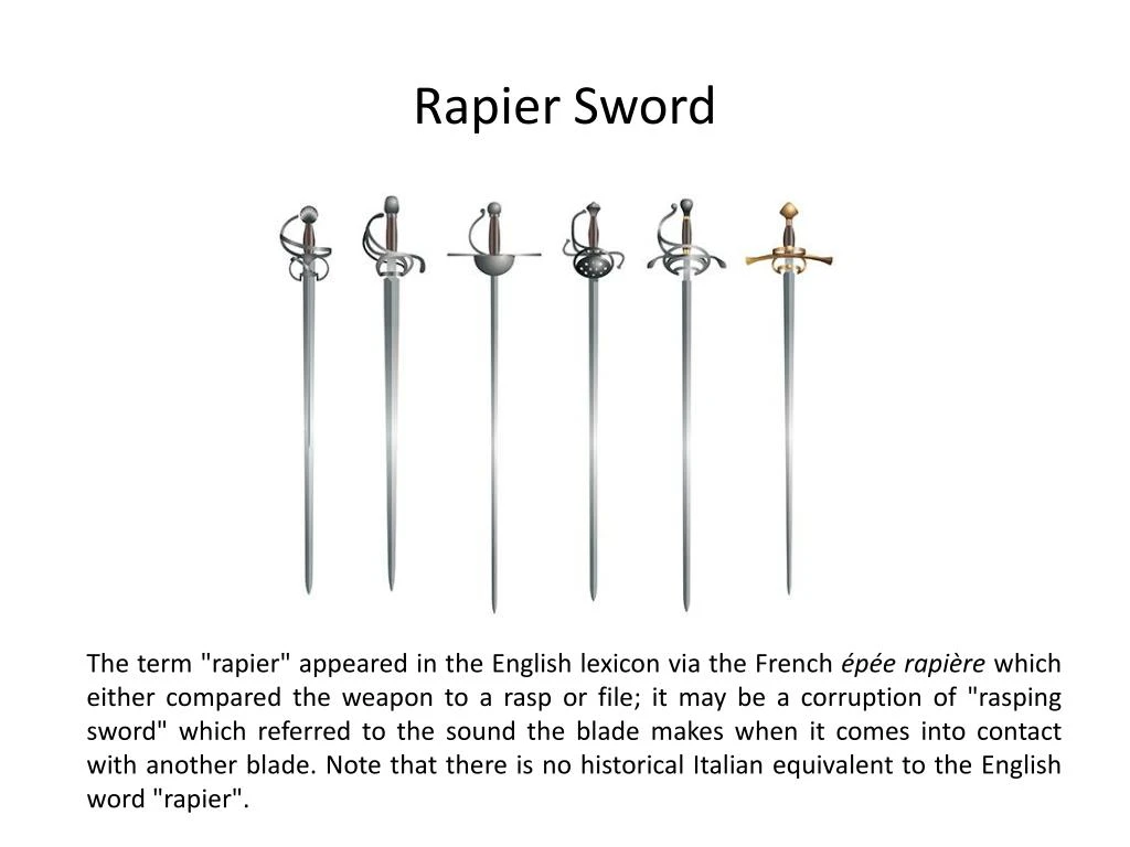 PPT - Types of Swords PowerPoint Presentation - ID:7258577