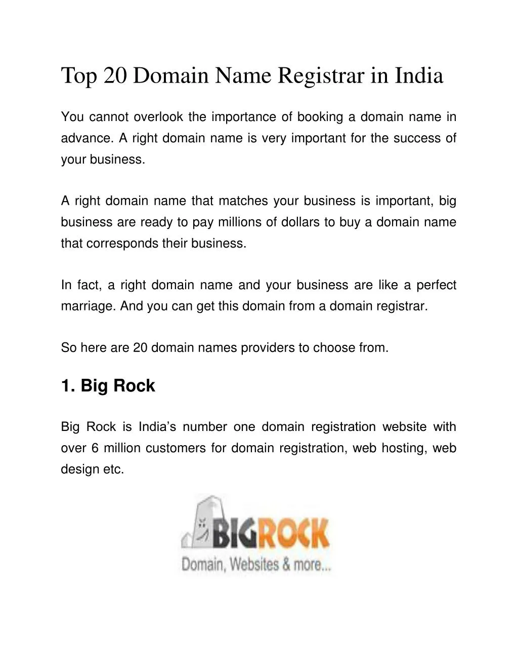 PPT - Top 20 Domain Name Registrar in India PowerPoint Presentation ...