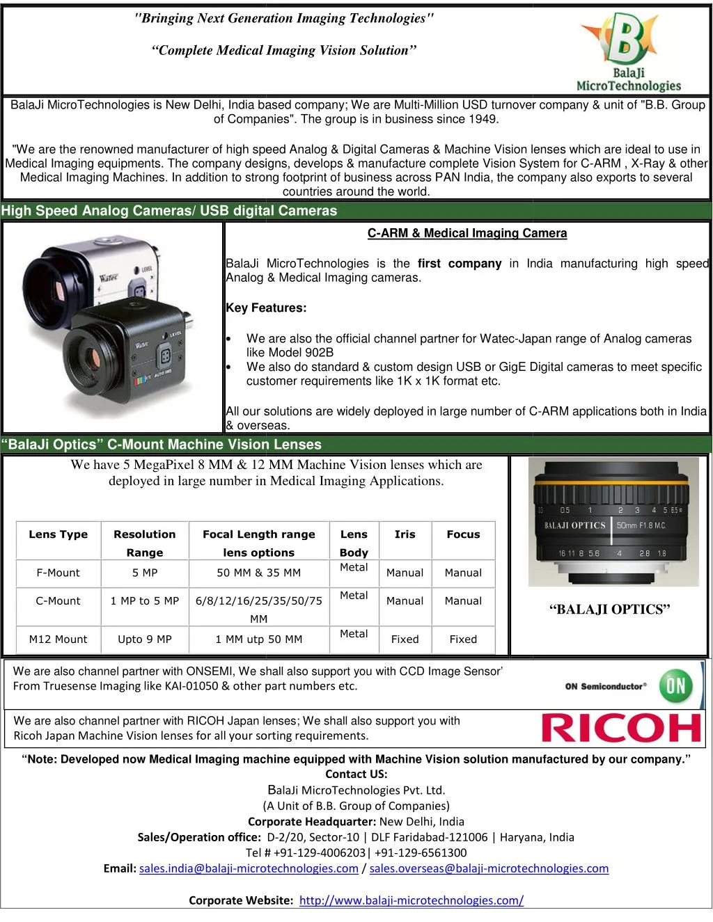 PPT - | C-ARM CAMERA | 1K x 1K GigE Camera | MACHINE VISION | MEDICAL ...