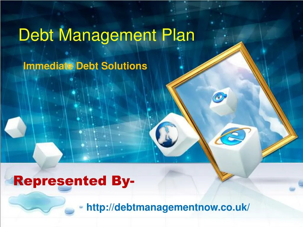PPT - Debt management plan PowerPoint Presentation, free download - ID ...