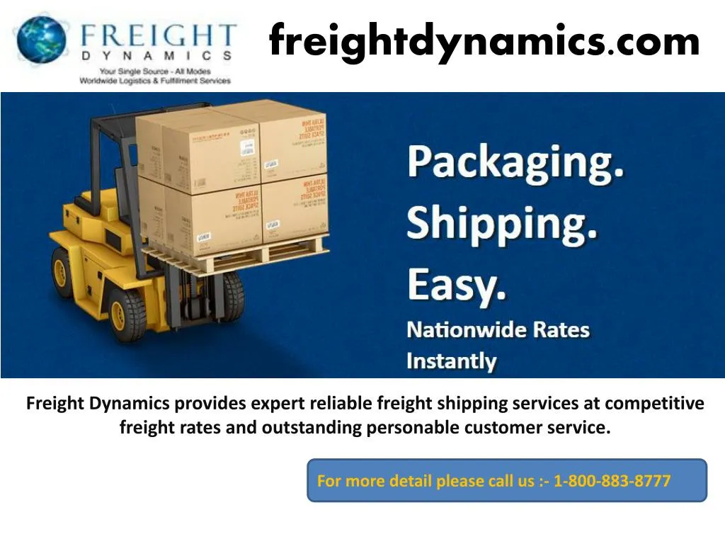 PPT - International Freight Shipping PowerPoint Presentation, free ...