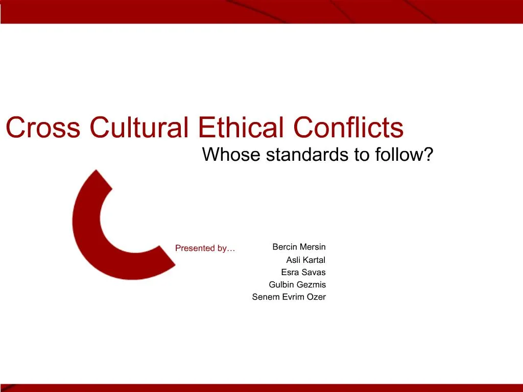 PPT - Cross Cultural Ethical Conflicts PowerPoint Presentation, free ...