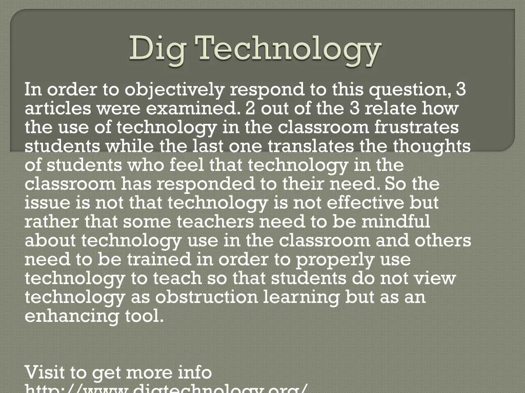 PPT - www.digtechnology.org PowerPoint Presentation, free download - ID ...