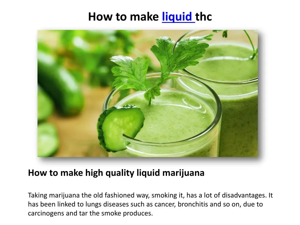 PPT - How to make liquid thc PowerPoint Presentation, free download ...